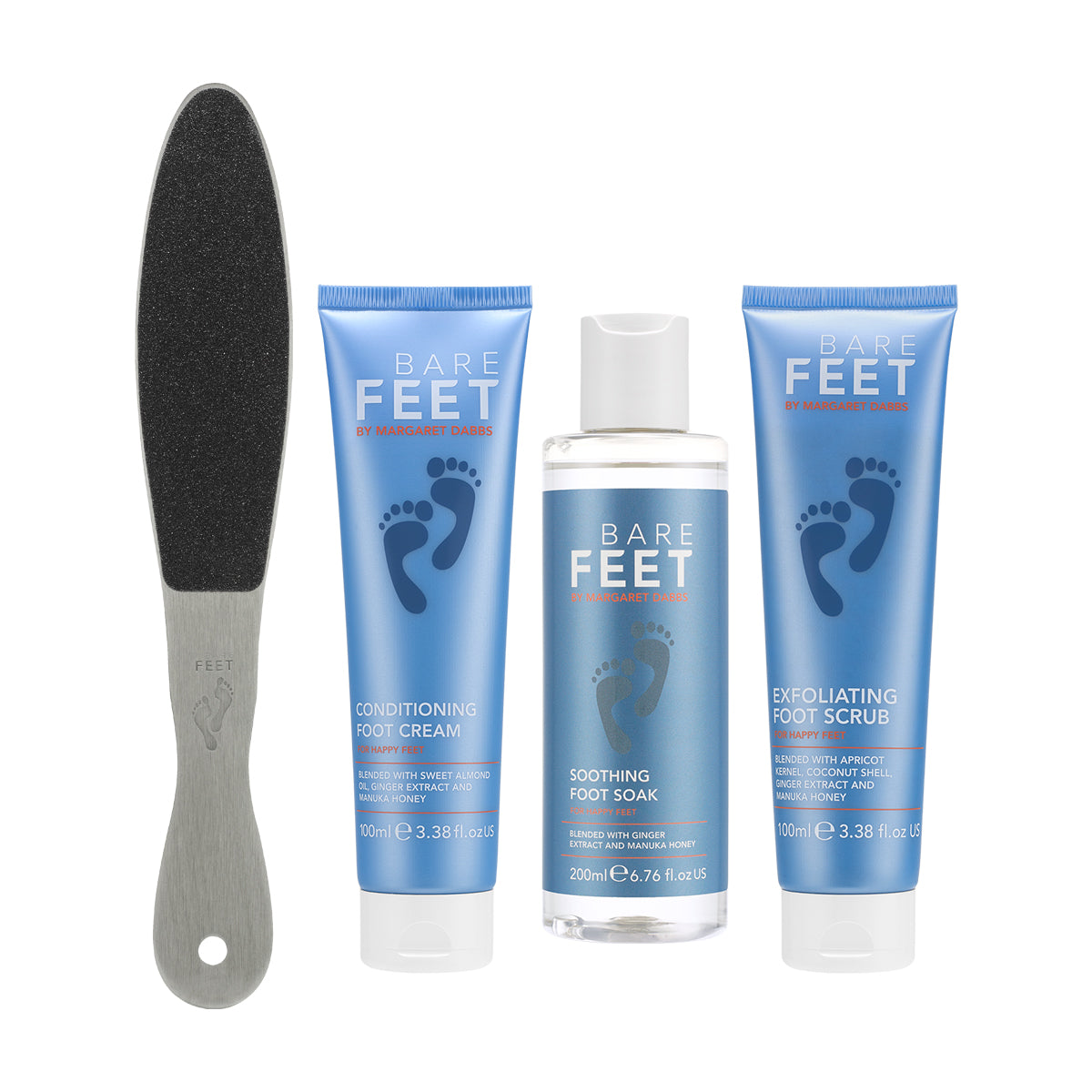 Ultimate Foot Collection Gift Set, 4 Piece Kit For New Feet by Bare Feet
